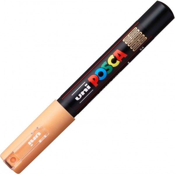 Marker UNI PC 1M Posca 0.7 mm portocaliu deschis M1446 - - Libraria CLB