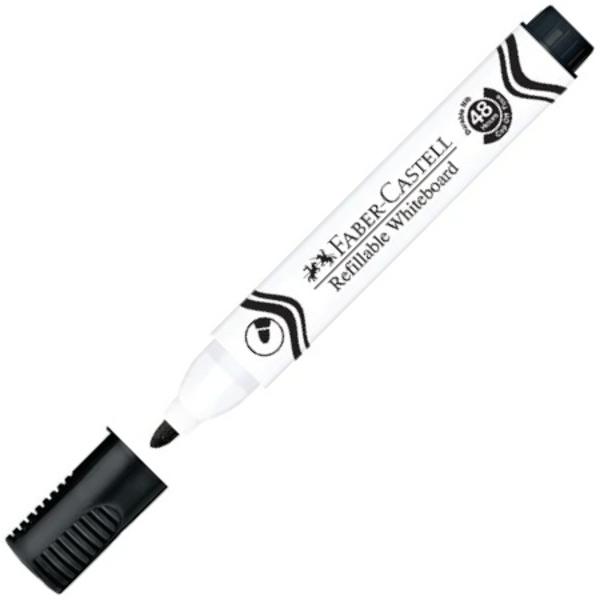 Marker pentru tabla negru Faber-Castell W20 FC254099 - - Libraria CLB