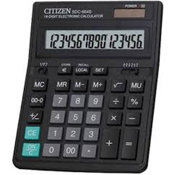 Calculator 16 digits SDC664S - - Libraria CLB