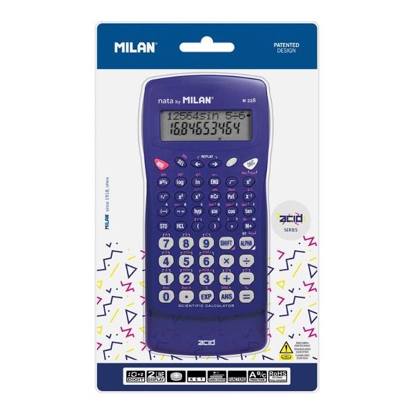 Calculator 10 dg Milan stiintific albastru 159005BBL - - Libraria CLB