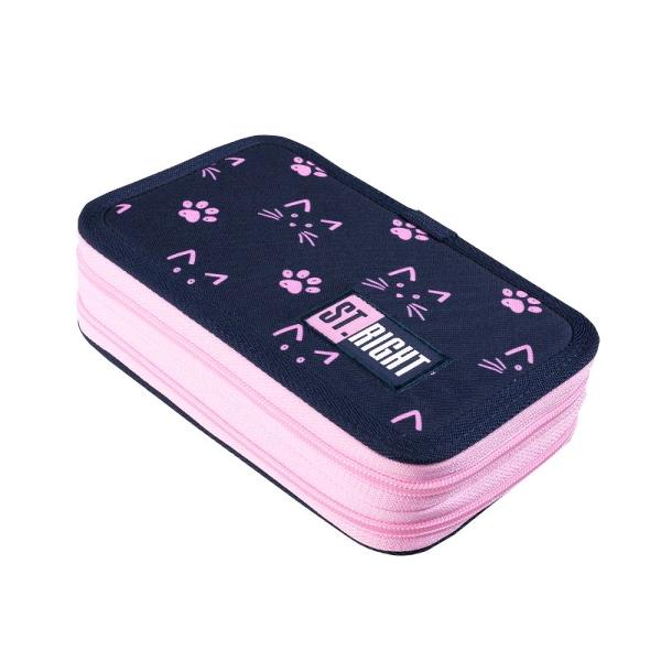 "Penar echipat, cu 2 compartimente Cats & Paws, design pisici MJ101157 ...