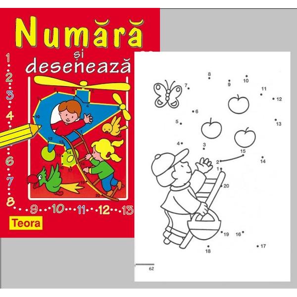 Numara si deseneaza - Colectiv redactional - Libraria CLB