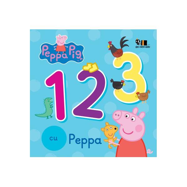 Peppa Pig: 123 cu Peppa (editie cartonata) - Neville Astley ,Mark Baker ...