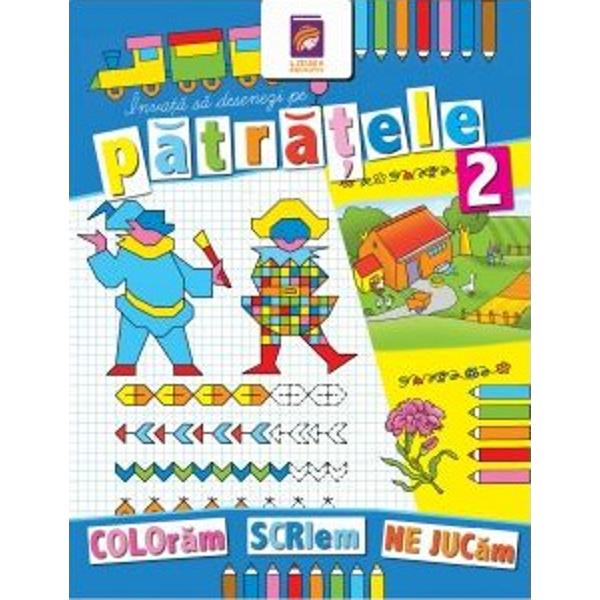Invat sa desenez pe patratele volumul II - Colectiv redactional ...