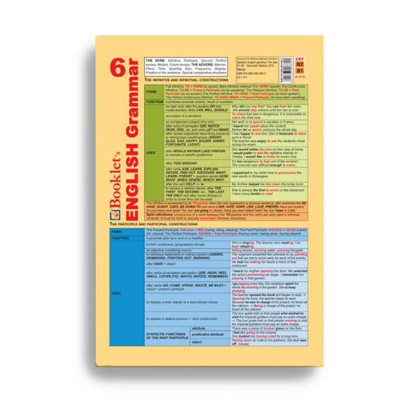 Pliant - Booklet’s English Grammar 6 - Booklet - Libraria CLB