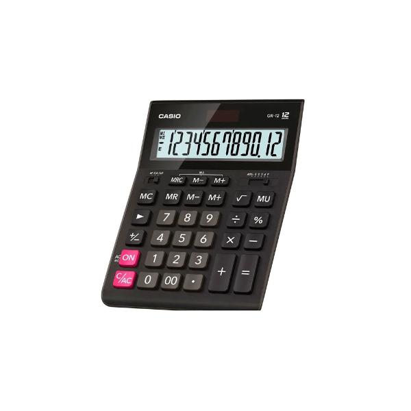 Calculator casio 12 digits GR-12-W-EP - - Libraria CLB