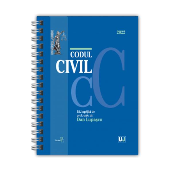 Codul Civil 2022 (Editie Spiralata) - Dan Lupascu - Libraria CLB