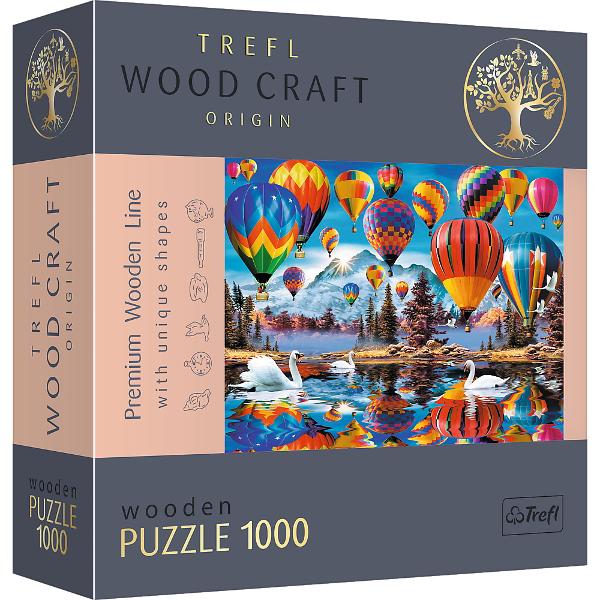 "Puzzle cu 1000 de piese, din lemn, Trefl - Baloanele Colorate 20143 ...
