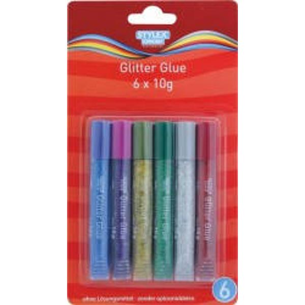 Lipici glitter Top 6-set 25100 - - Libraria CLB