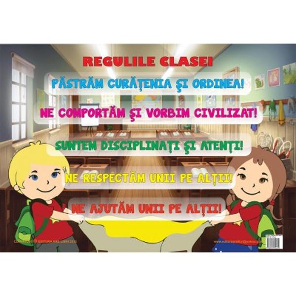 Plansa - Regulile clasei (plansa 50x70cm) - Colectiv Ars Libri ...