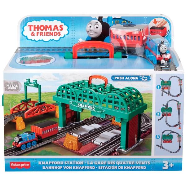 Trenuletul Thomas set de joaca motorizat gara Knapford mthgx63 ...