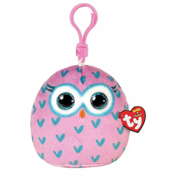 "Jucarie de plus Ty Squishy Beanies WINKS - Bufnita, 8.5 cm TY 39573 ...