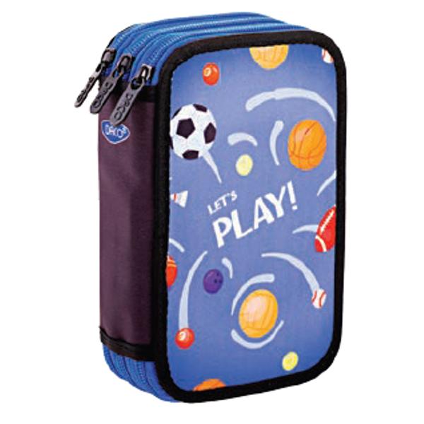 "Penar echipat, cu 3 compartimente, Daco PE3002E" - - Libraria CLB