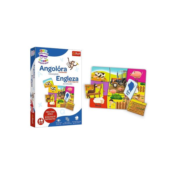 Joc Educativ Edupuzzle Engleza Pentru Prescolari 01988 - - Libraria CLB