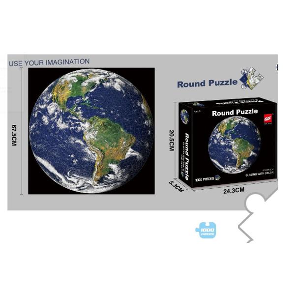 Puzzle rotund cu 1000 de piese - Pamantul GXF1000Y1B - - Libraria CLB