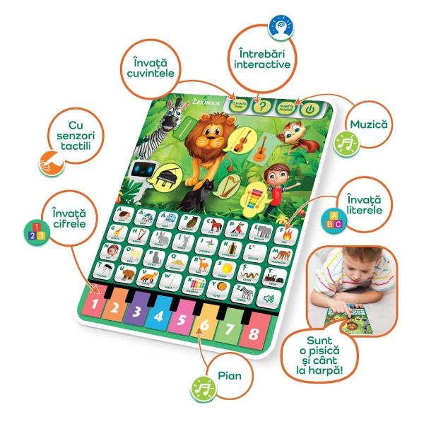 Tableta Interactiva cu animale JCP10 - - Libraria CLB