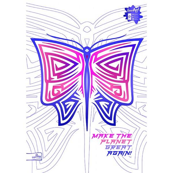 "Caiet A4 dictando, 40 de pagini, hartie 80 cm, coperta 3D Animale ...